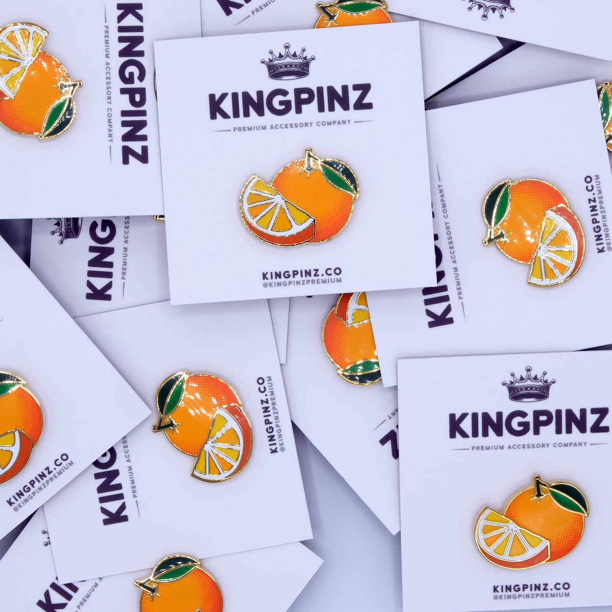 Orange Lapel Pin