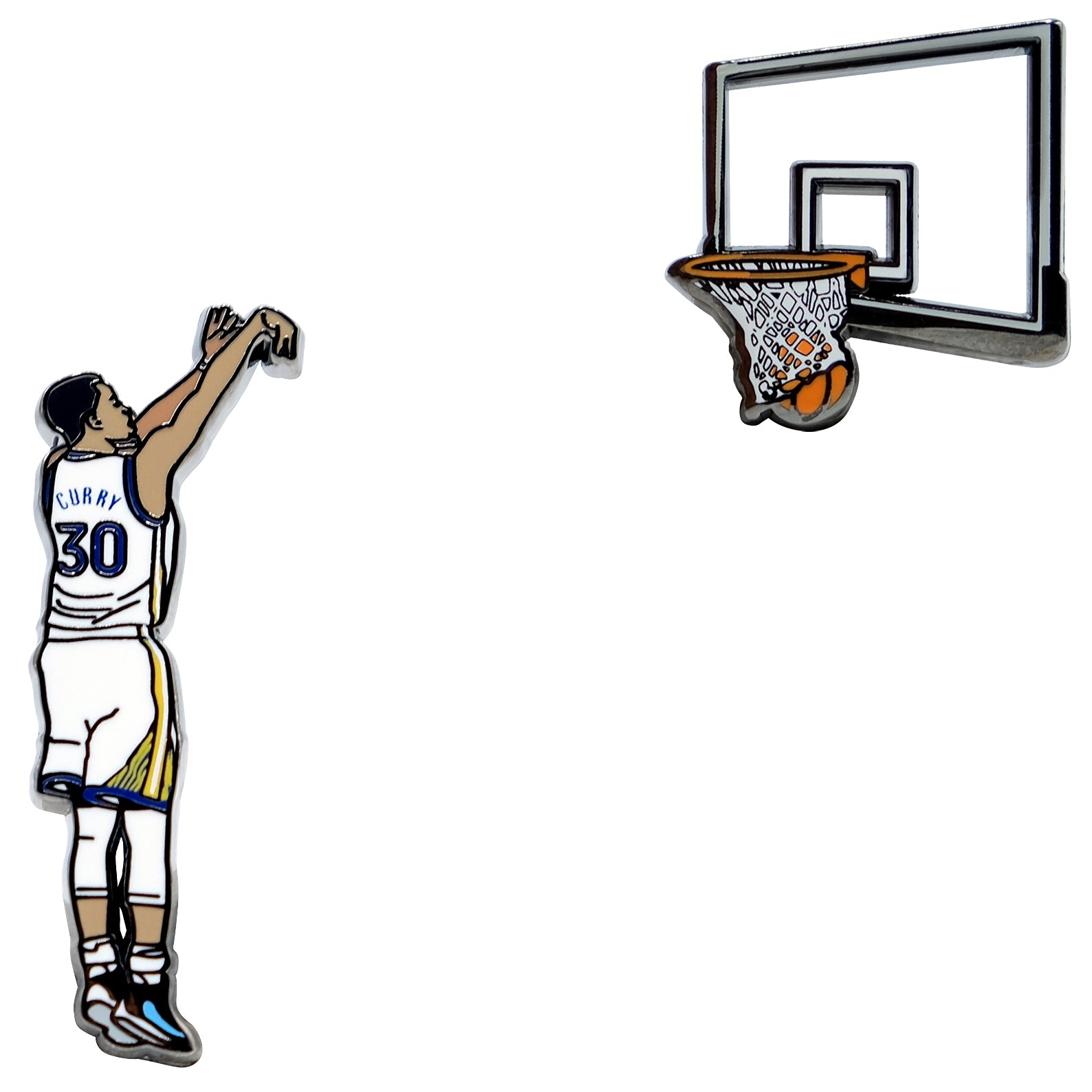 3-Point King Lapel Pins