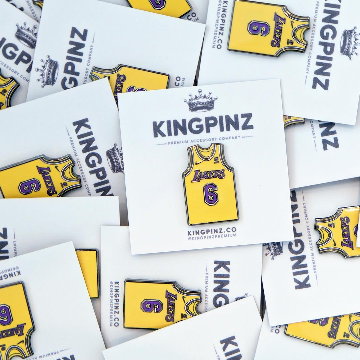 LeBron James Lakers Jersey Lapel Pin