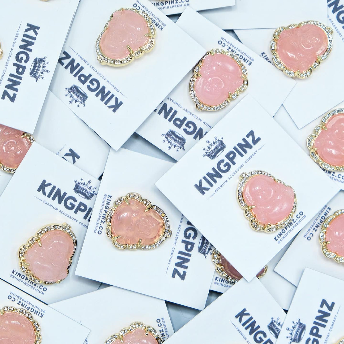 Buddha Lapel Pin - Pink
