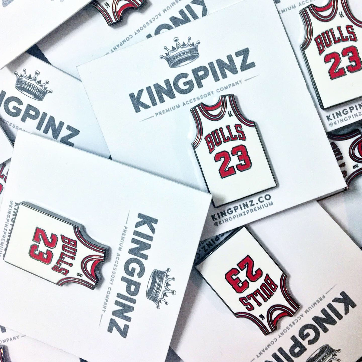 Jordan Bulls Jersey Lapel Pin